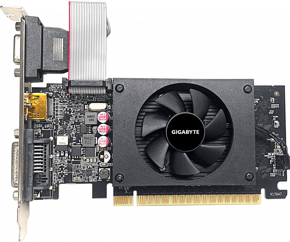 Видеокарта nVidia GeForce GT710 Gigabyte 2Gb (GV-N710D5-2GIL) купить в ...