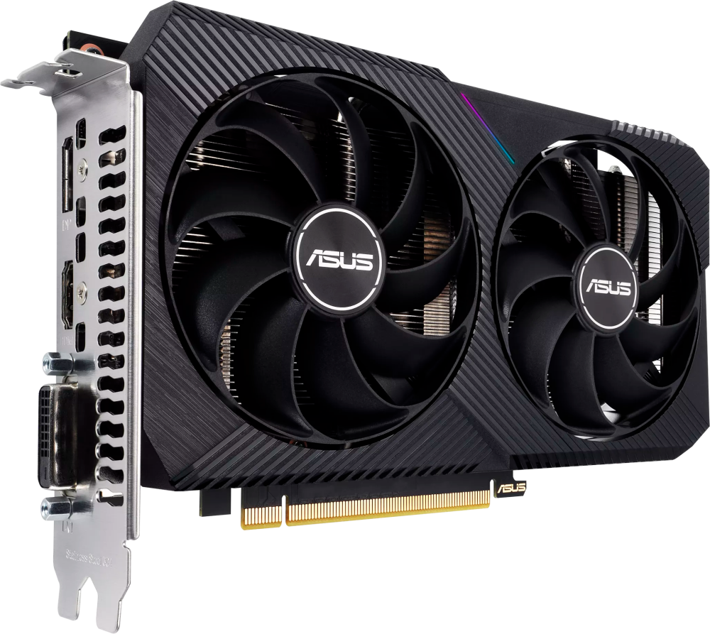 NVIDIA GeForce RTX 3050 ASUS 8Gb (DUAL-RTX3050-O8G-V2) купить в Москве ...